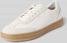 Geox Sneaker aus Leder mit Schn&uuml;rung