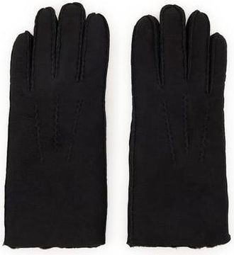 Saison 1865 Gants fourr&eacute;s en cuir daim