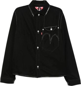 Junya Watanabe W-Name Hemdjacke - - Shirts - Herren - Schwarzk - M