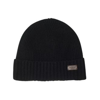 Barbour Homme, Accessoires, Noir, Taille: ONE Size Chapeau en Laine Tricot Intemporel