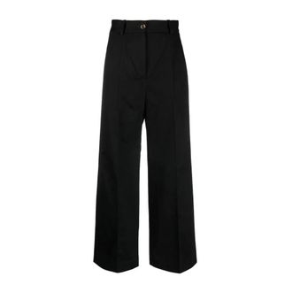 Patou Femme, Pantalons, Noir, Taille: 38 FR Pantalon Long Iconique