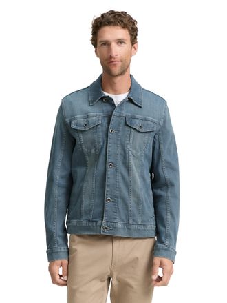 Tom Tailor Tom Tailor Herren Jeansjacke im Washed Look
