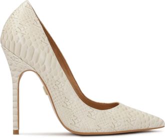 Kazar Femme, Chaussures, Blanc, Taille: 38 1/2 EU Escarpins &eacute;l&eacute;gants avec motif en relief