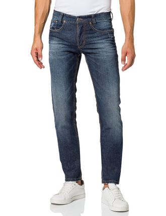 Gardeur Herren Bill Slim Jeans, Blau (Rinse 169), W33/L34