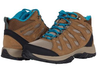 Columbia Damen Redmond Iii Mid Waterproof Wanderschuh, Khaki II/Meeresspiegel, 39 EU Weit