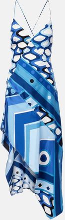 Pucci Midikleid Vivara aus Seidensatin