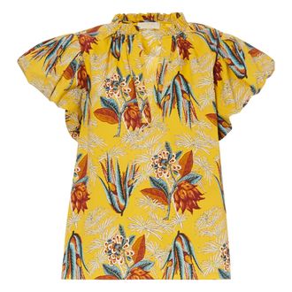 Ulla Johnson Blouse Klara Popeline de Coton Ulla Johnson