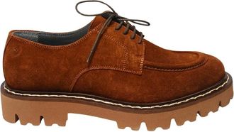 Pollini Homme, Chaussures, Brun, Taille: 44 EU Chaussures &agrave; talon en daim