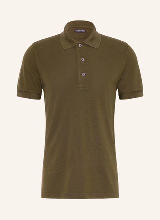 Tom Ford Piqu&eacute;-Poloshirt gruen