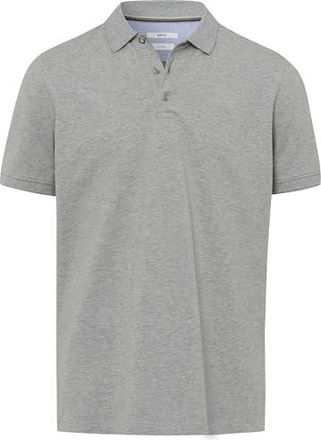 Brax Style Pete U Hi-Flex : Polo en Coton Pima, Anthracite, L Homme