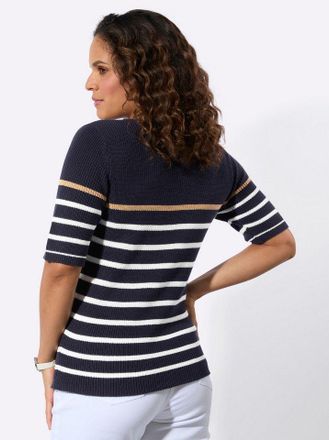 Witt Strickpullover Kurzarm-Pullover Kurzarm