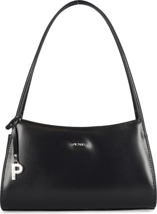 Picard Tasche Damen Schultertasche Berlin Schwarz| Kleine Handtasche aus Echtleder mit Rei&szlig;verschluss, gesicherten Innenfach & doppelten Tr&auml;geriemen | Elegan