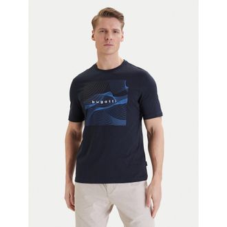 Bugatti T-Shirt 8350-75044C Dunkelblau Regular Fit