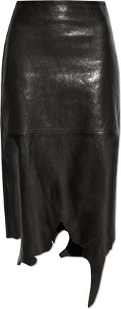 Diesel Femme, Jupes, Noir, Taille: 36 FR Jupe en cuir L-Torn