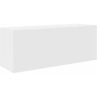 vidaXL Vidaxl - Armoire murale de bain blanc 80x25x30 cm bois ding&eacute;nierie