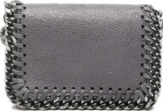 Stella McCartney Femme, Accessoires, Gris, Taille: ONE Size Falabella Small Flap Wallet