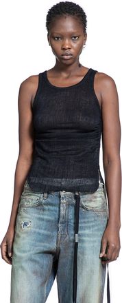 Ann Demeulemeester Mara Cropped Tank Top