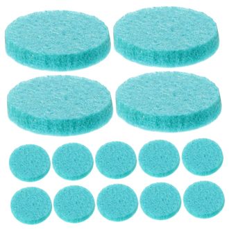 Cabilock 50 Stück Runde Diffuser Nachfüllpads aus Zellulose für Aromatherapie Geruchlose Aroma Pads Passend für Duftanhänger Vielseitig Einsetzbar für Auto Zuh