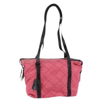 Prada Sac bandouli&egrave;re vintage en nylon Pre-owned - Femme - Pre-owned - Rose - Taille: ONE Size