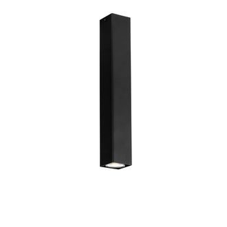 Luce-Ambiente-Design Fluke Quadrata Metal Black Ceiling Light 40cm