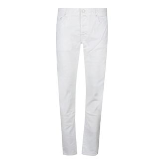 Jacob Cohen Slim Fit Jeans mit 5 Taschen - - Jeans - Herren - Wei&szlig; - W31