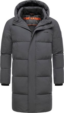 Stone Harbor Herren Steppmantel Hadrieen mit Fleecefutter & Kapuze