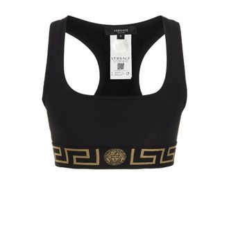 Versace Medusa Sport Top - - Tops - Damen - Schwarzk - 2XS