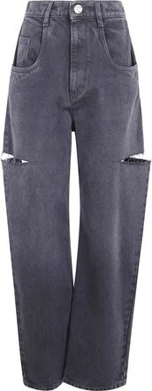 Maison Margiela Femme, Jeans, Noir, Taille: 34 FR Jeans ajour&eacute;s