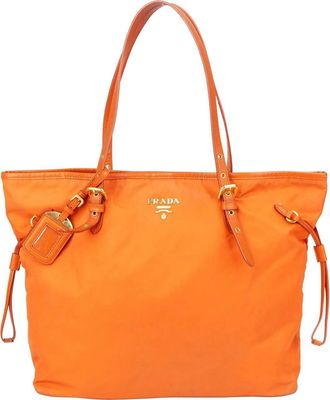 Prada Crossbody Bags - Prada Saffiano Orange Nylon Handbag - Gr. unisize - in Orange - f&uuml;r Damen