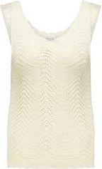 Deeluxe Débardeur en Crochet bohème avec col Rond Débardeur BELENA Regular Femme