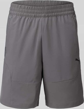 Puma Regular Fit Sportshorts mit Label-Print
