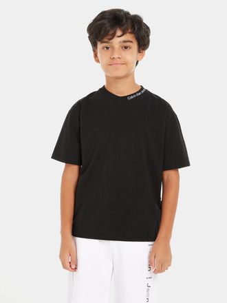 Calvin Klein Jeans T-Shirt Intrasia IB0IB02032 Schwarz Relaxed Fit