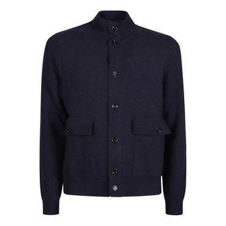 Lardini Double Jacket - - Knitwear - Herren - Blau - L