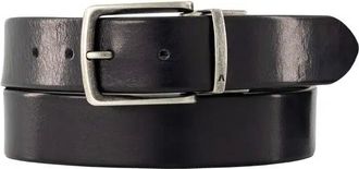 Alberto Herren Gürtel blau Glattleder