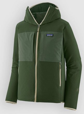 Patagonia R2 Techface Hoody Jacke treeline green