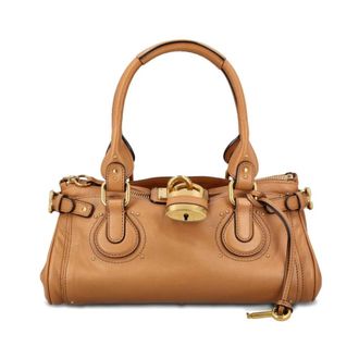 Chlo&eacute; Leder Schultertasche - - Bags - Damen - Braun - ONE SIZE