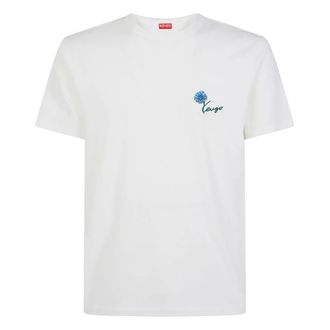 Kenzo Homme, Tops, Blanc, Taille: L Gots Tulip Slim T-Shirt