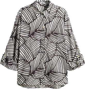 OPUS Felora botanical - - Blouses & Shirts - Damen - Mehrfarbig - M