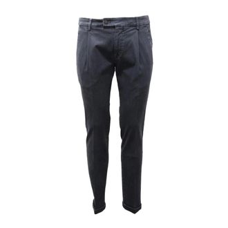 Michael Coal Slim Fit Midnight Blue Hose - - Trousers - Herren - Blau - W32