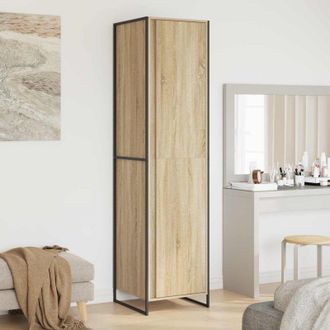 vidaXL vidaXL Garde-robe 2 pcs Sonoma 50 x 50 x 200 cm Bois ding&eacute;nierie
