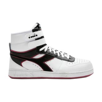Diadora Retro Basketball Schuh Wei&szlig;es Leder - - Shoes - Herren - Wei&szlig; - 43 EU