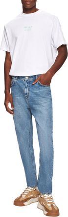 LTB Jeans Herren Alessio 5 - Tapered Mid Rise Basic-5-Pocket Light Wash Blau aus Baumwollgemisch - Größe W32L34