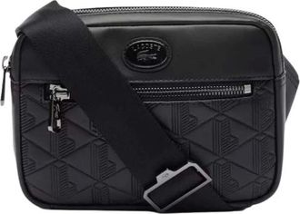 Lacoste Homme, Sacs, Noir, Taille: ONE Size Sac bandouli&egrave;re