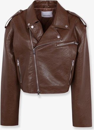 Frankie Shop Daphne faux leather biker jacket - THE FRANKIE SHOP - gender_Woman