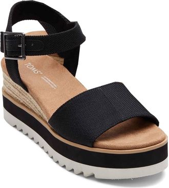 Toms Damen Sandalen mit OrthoLite X40 Innensohle und verstellbarem Knöchelriemen für sommerlichen Komfort