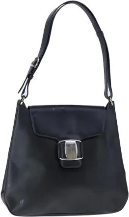 Ferragamo Pre-owned Cuir sacs-ports-paule - Femme - Pre-owned - Noir - Taille: ONE Size