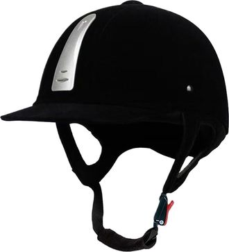 Generic Reithelm f&uuml;r Pferdesport, Kopfschutz aus Samt | Reithelm zum Reiten und Bergsteigen | f&uuml;r Wettbewerbe, Radfahren, Skateboard, Herren