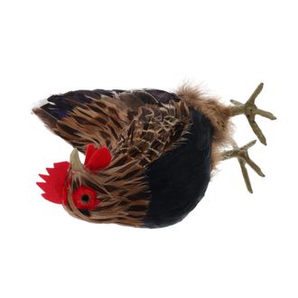 Frcolor Lebensechte H&uuml;hnerstatue Gartenfiguren Deko F&uuml;r Au&szlig;en 21cm Handgefertigt Kunststoff H&uuml;hnerspielzeug Und Osterdeko