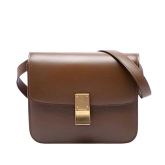 Celine Sac bandouli&egrave;re Classic Box Pre-owned - Femme - Pre-owned - Brun - Taille: ONE Size