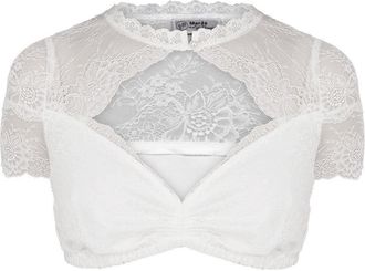 Marjo Damen Dirndlbluse Henni-Ninette Offwhite 34